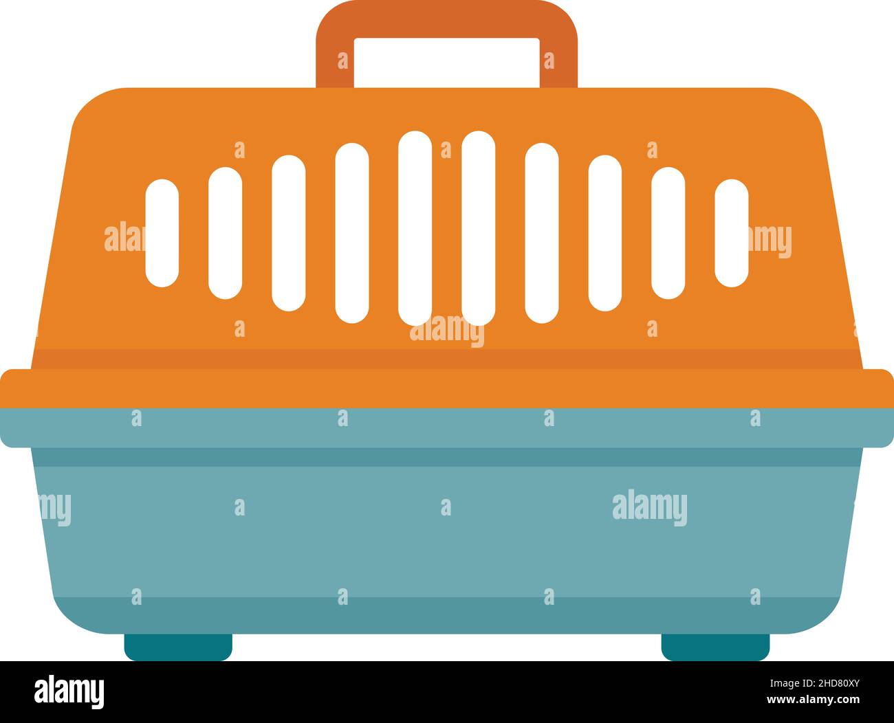 Dog box icon. Flat illustration of dog box vector icon isolated on ...