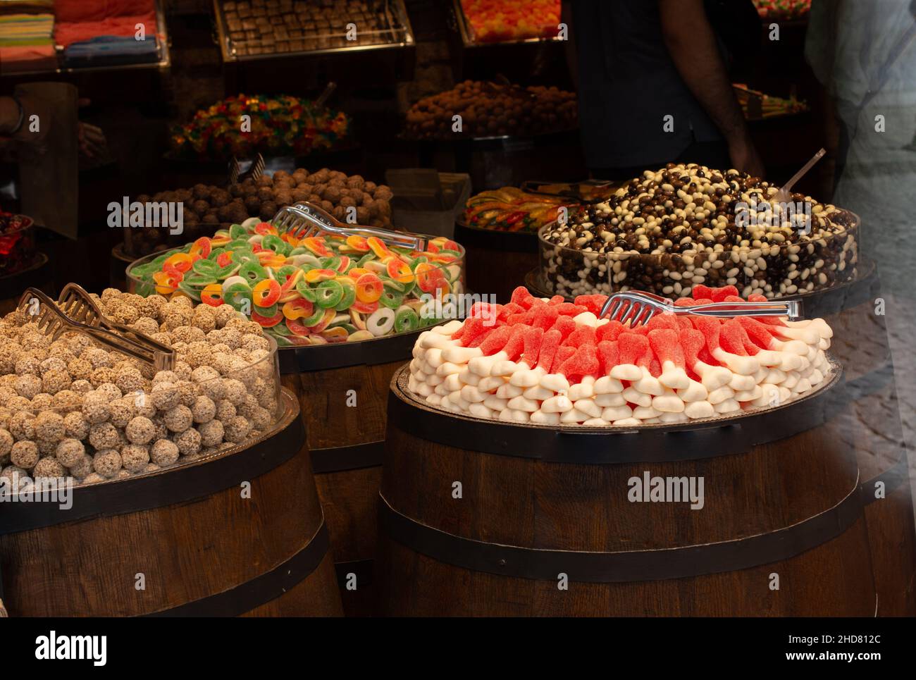 Large variety of sweets and candies Stock Photo - Alamy