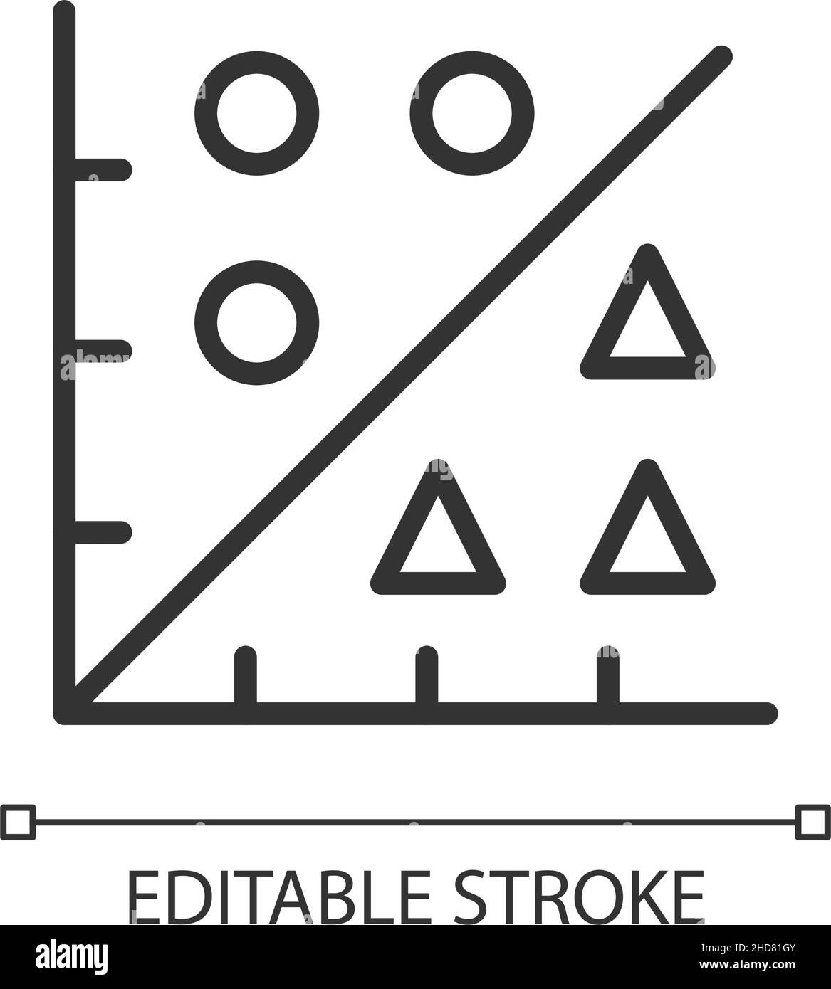 Analytics of data mining process linear pixel perfect icon Stock Vector Image & Art - Alamy