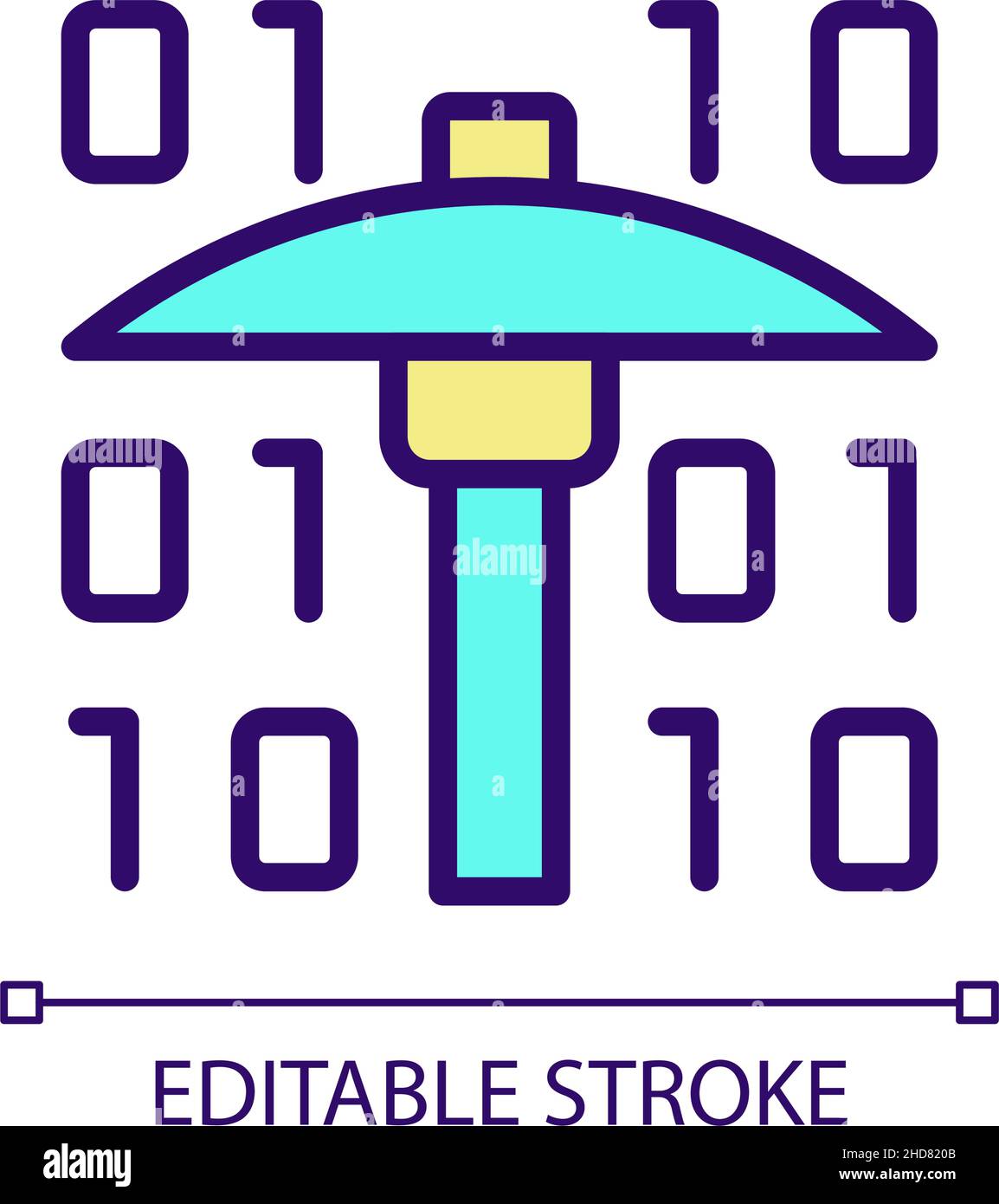 Data mining RGB color pixel perfect icon Stock Vector Image & Art - Alamy