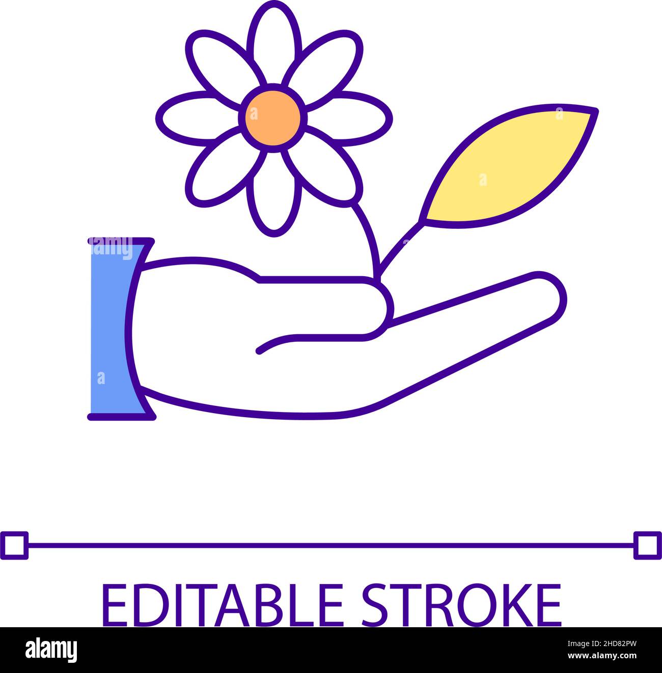 Showing generosity RGB color icon Stock Vector Image & Art - Alamy