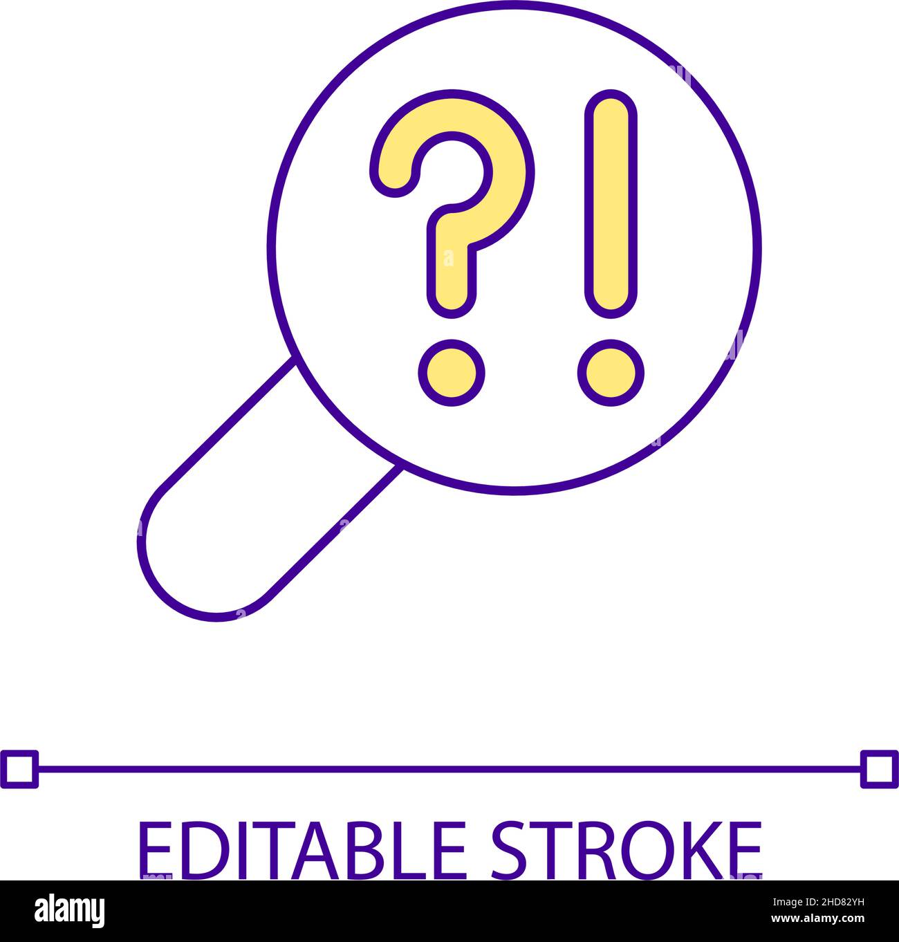 Research questions RGB color icon Stock Vector Image & Art - Alamy