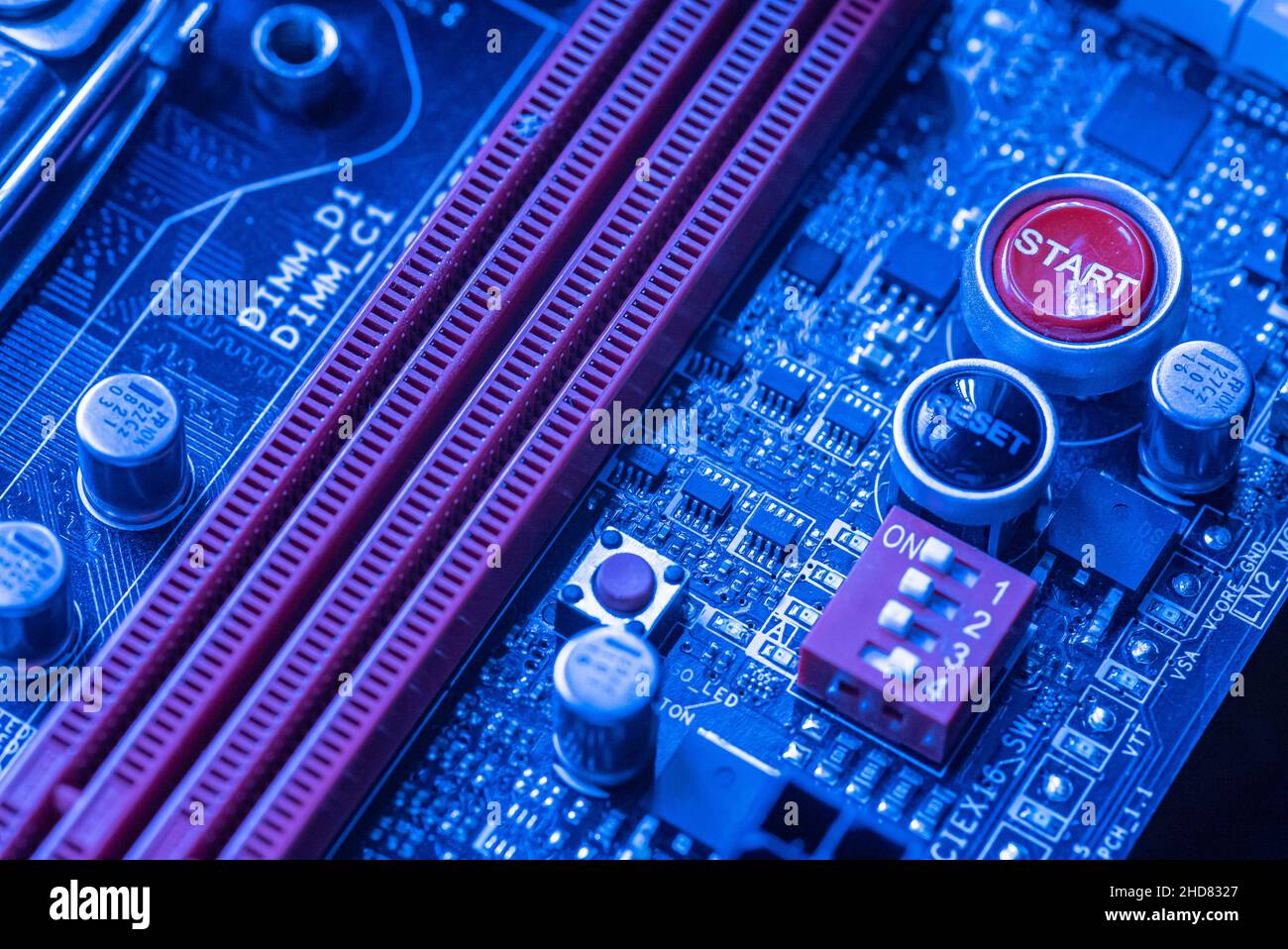 Inside pc motherboard cpu ram hi-res stock photography and images - Alamy