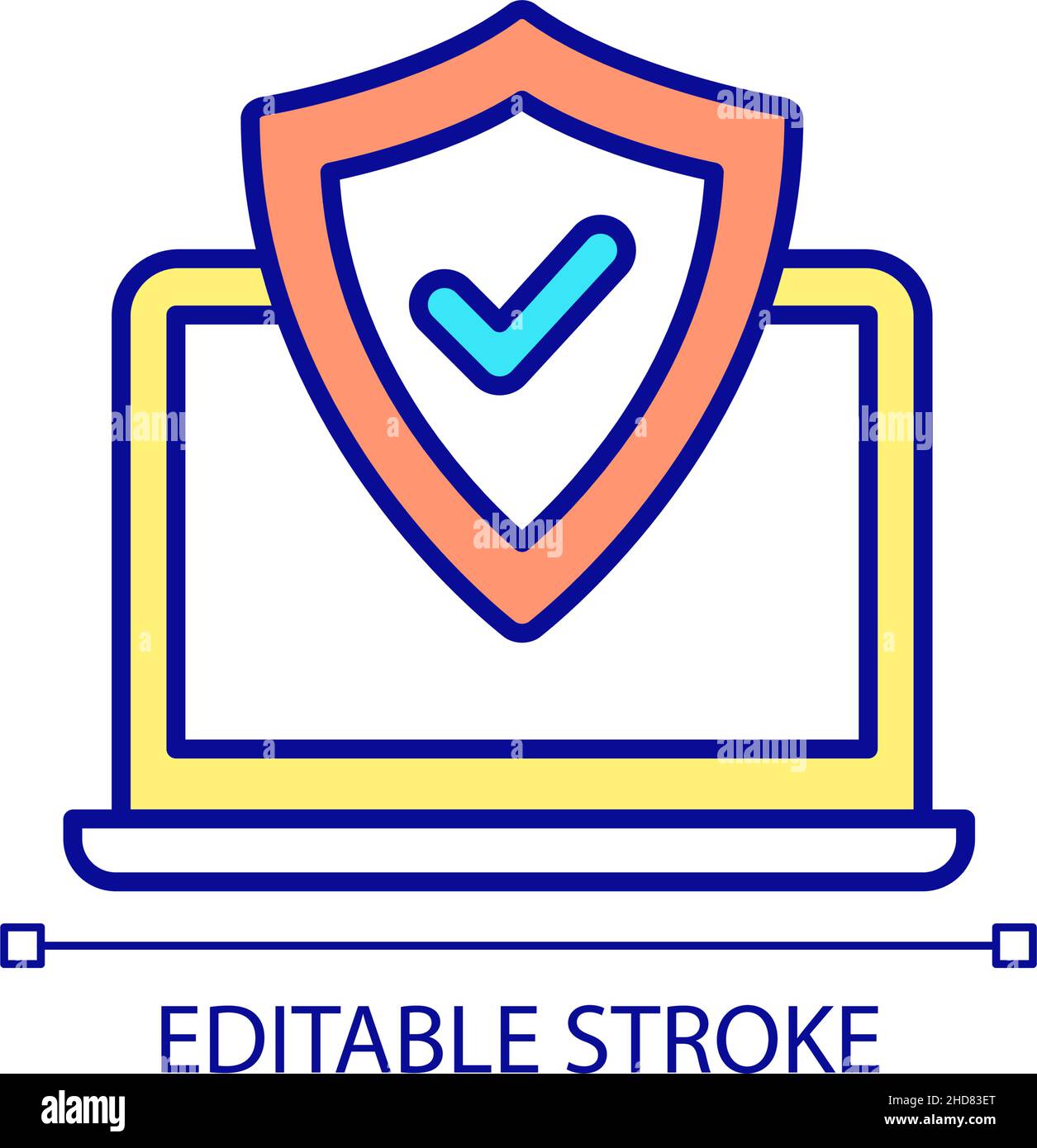 Cybersecurity defense Stock Vector Images - Alamy