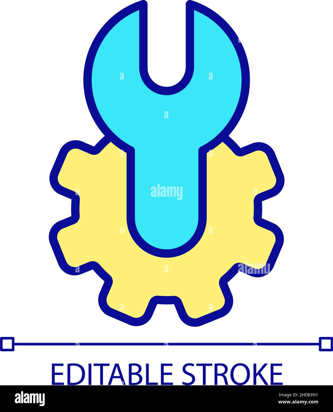 Device repair RGB color icon Stock Vector Image & Art - Alamy