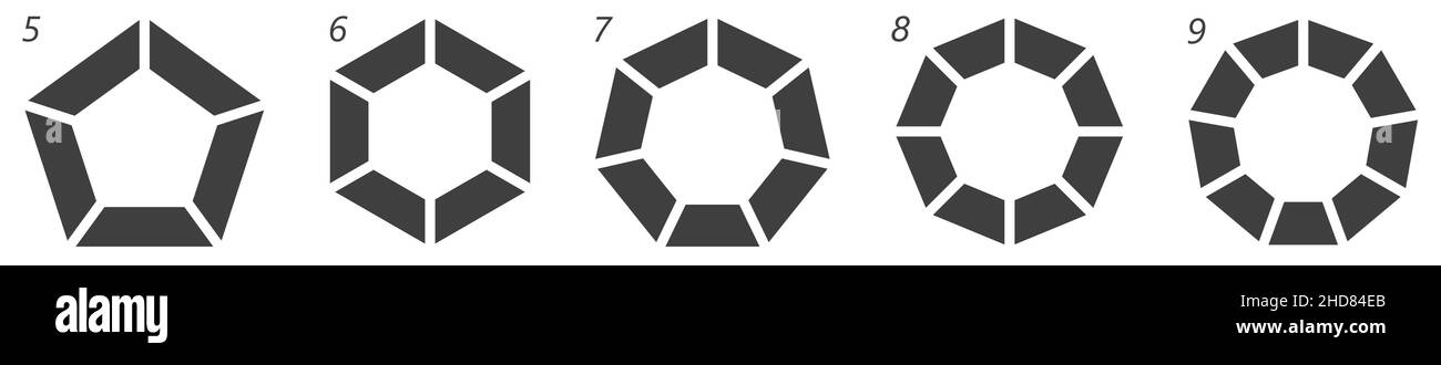 Edge segments Stock Vector Images - Alamy