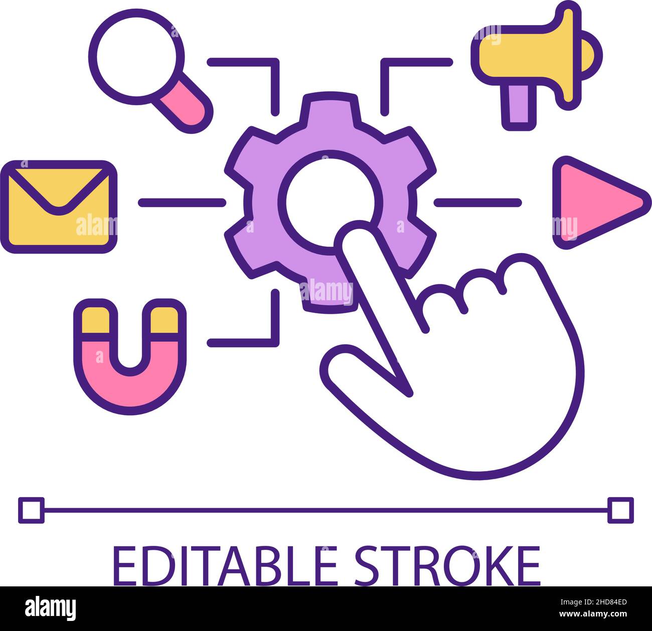 Customer channels Stock Vector Images - Alamy