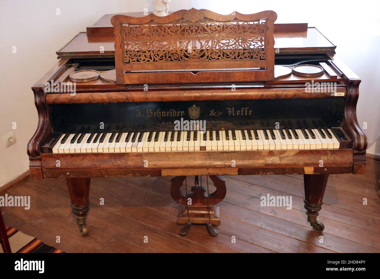 STARYI UHRYNIV, UKRAINE - JANUARY 1, 2021 - The interior is pictured ...