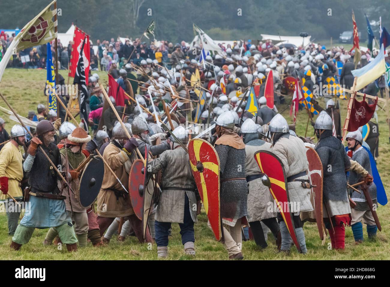 England, East Sussex, Battle, The Annual Battle of Hastings 1066 Re ...