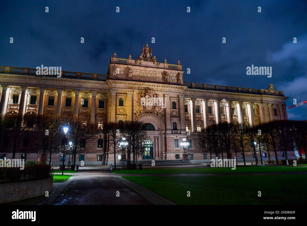 The Riksdag building in Stockholm, Sweden. Photo: Jonas Ekstromer / TT ...