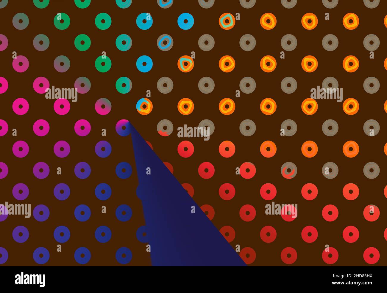 creative concept colorful dots background. Abstract dotted design for ...