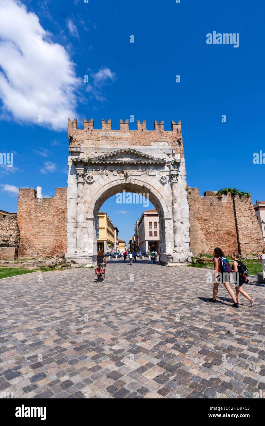 Arch of augustus rimini hi-res stock photography and images - Alamy