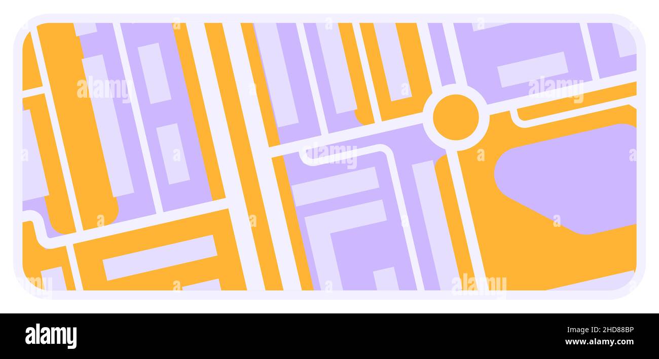 City map background design. Illustration of streets, roads and ...