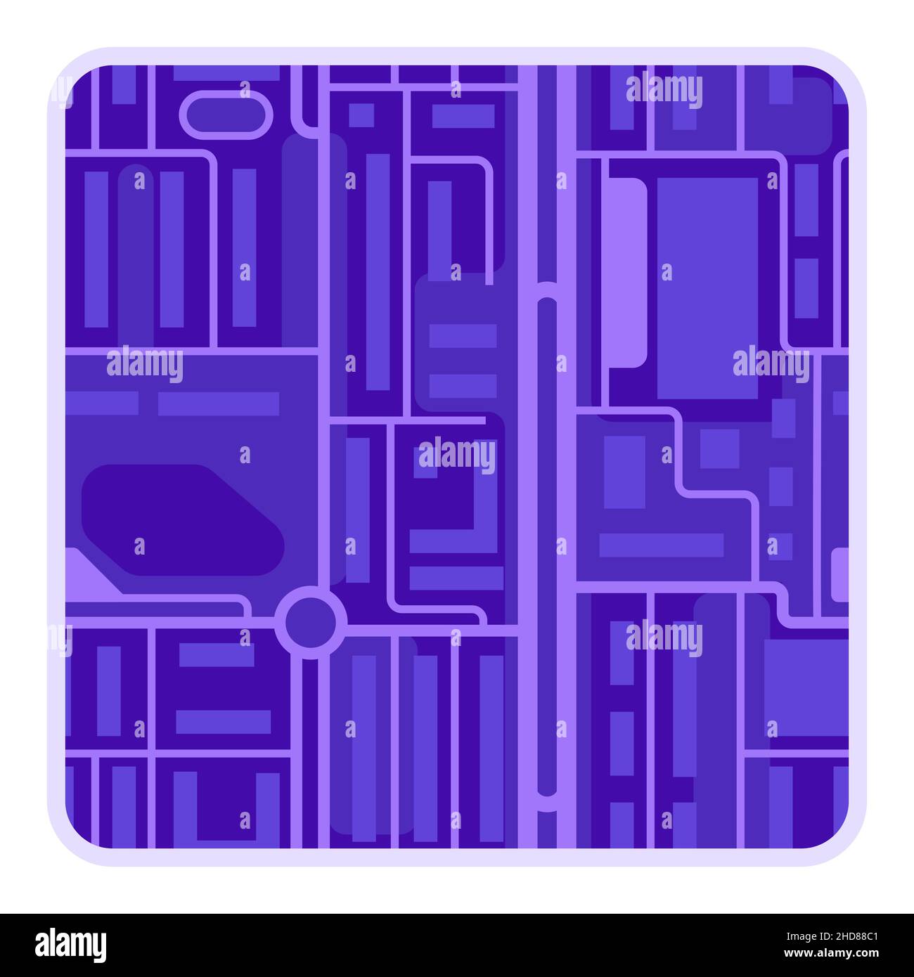 City map background design. Illustration of streets, roads and ...