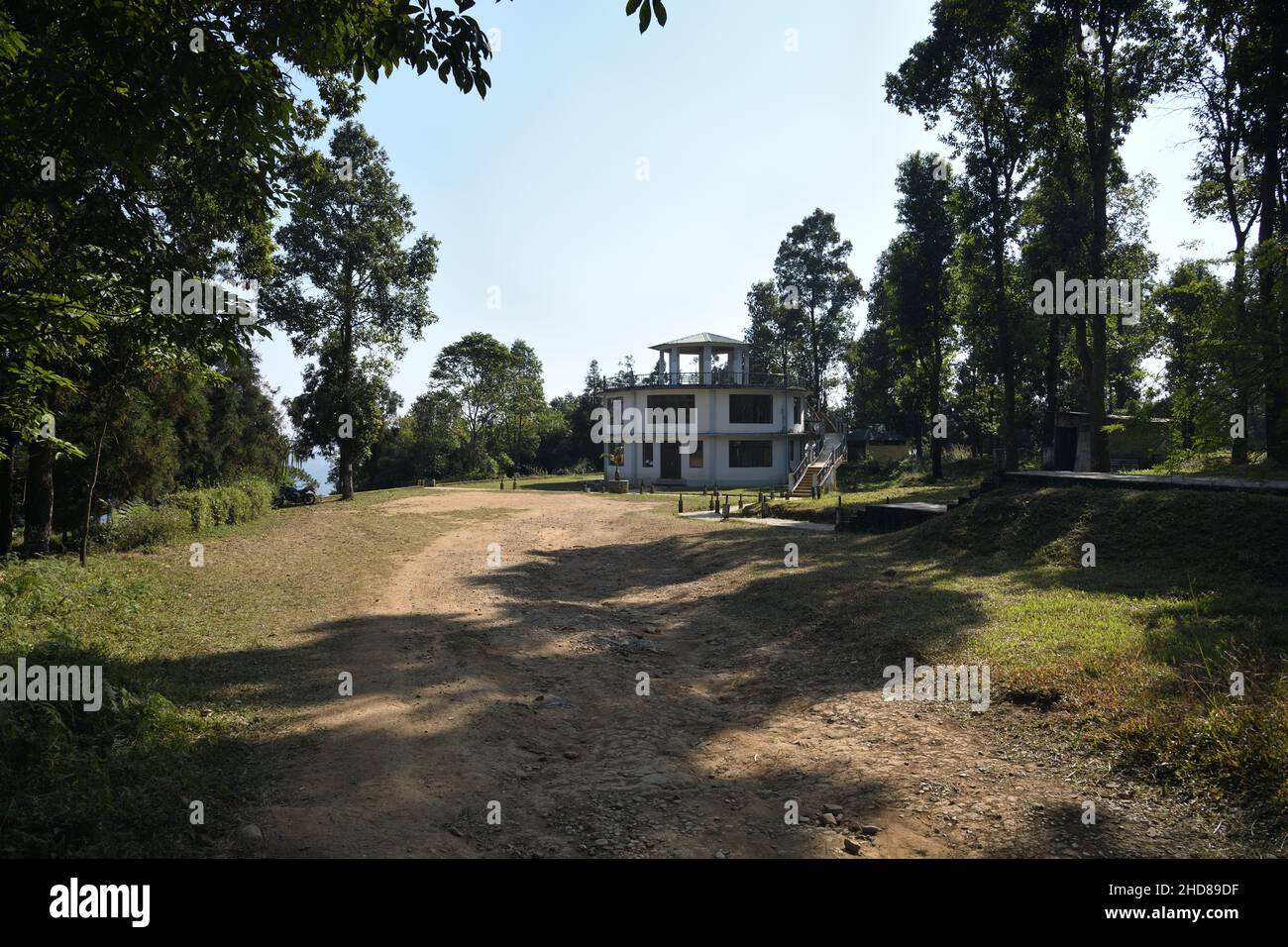 Cinchona Resort odservation tower. Dalgaon view point road (altitude ...