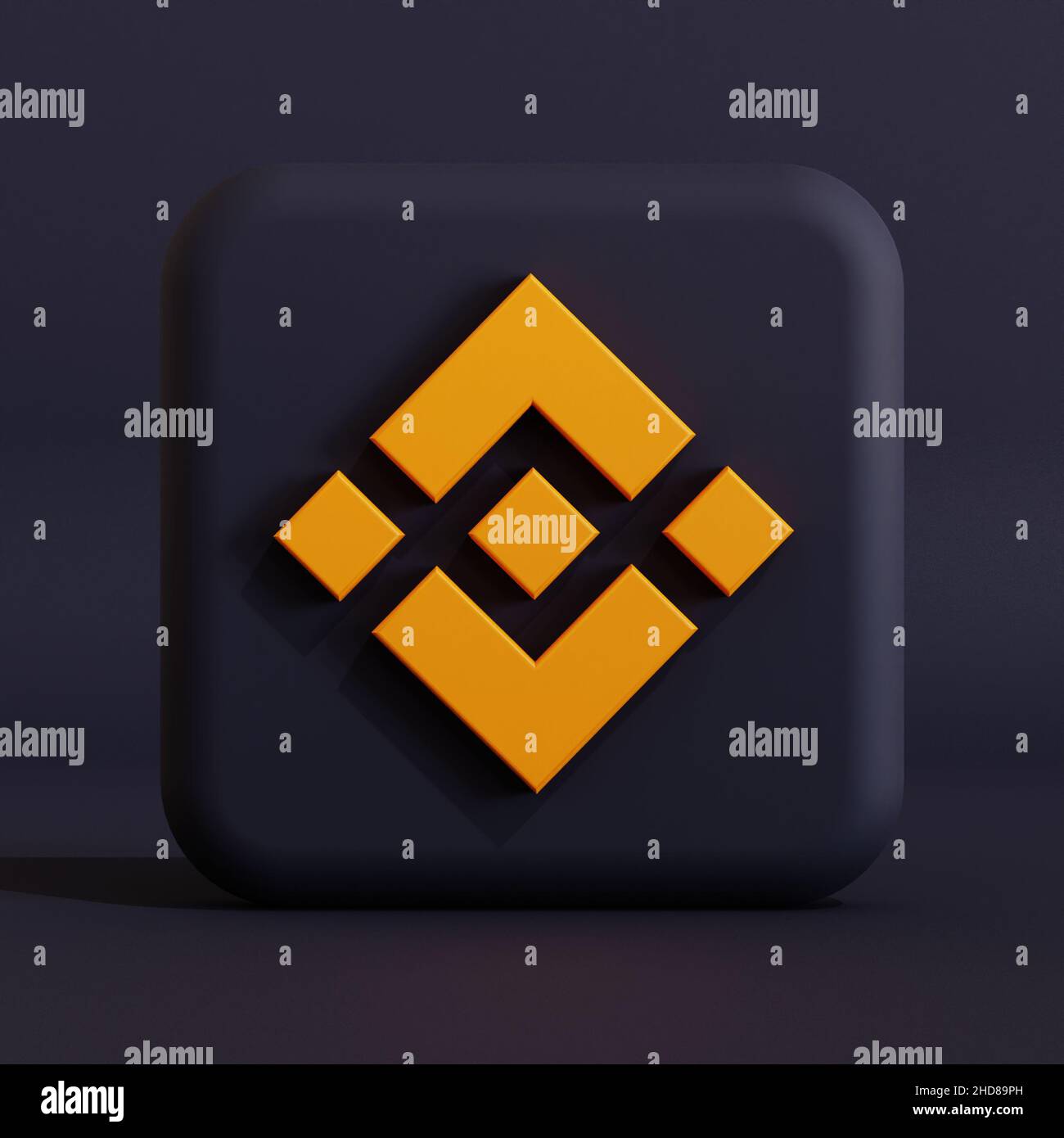 Binance cryptocurrency symbol logo 3d illustration Stock Photo - Alamy