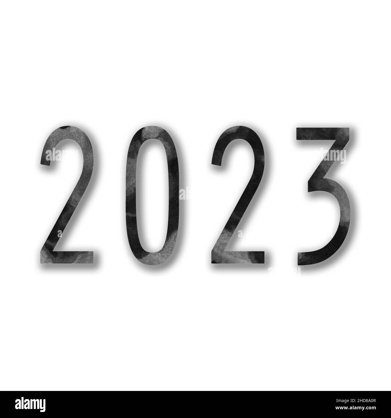 2023 numerals Cut Out Stock Images & Pictures - Alamy