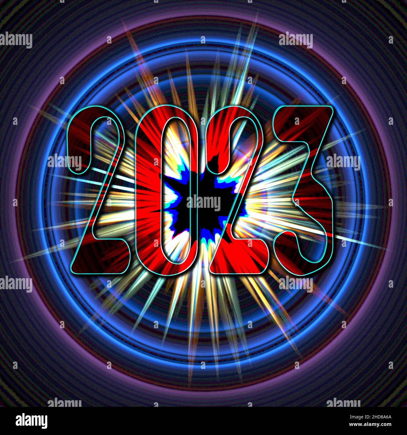 2023 numerals hi-res stock photography and images - Alamy