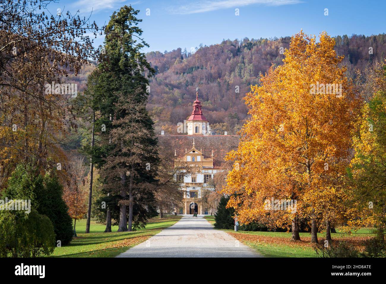 Eggenberg castle in the city of Graz in Austria Stock Photo - Alamy