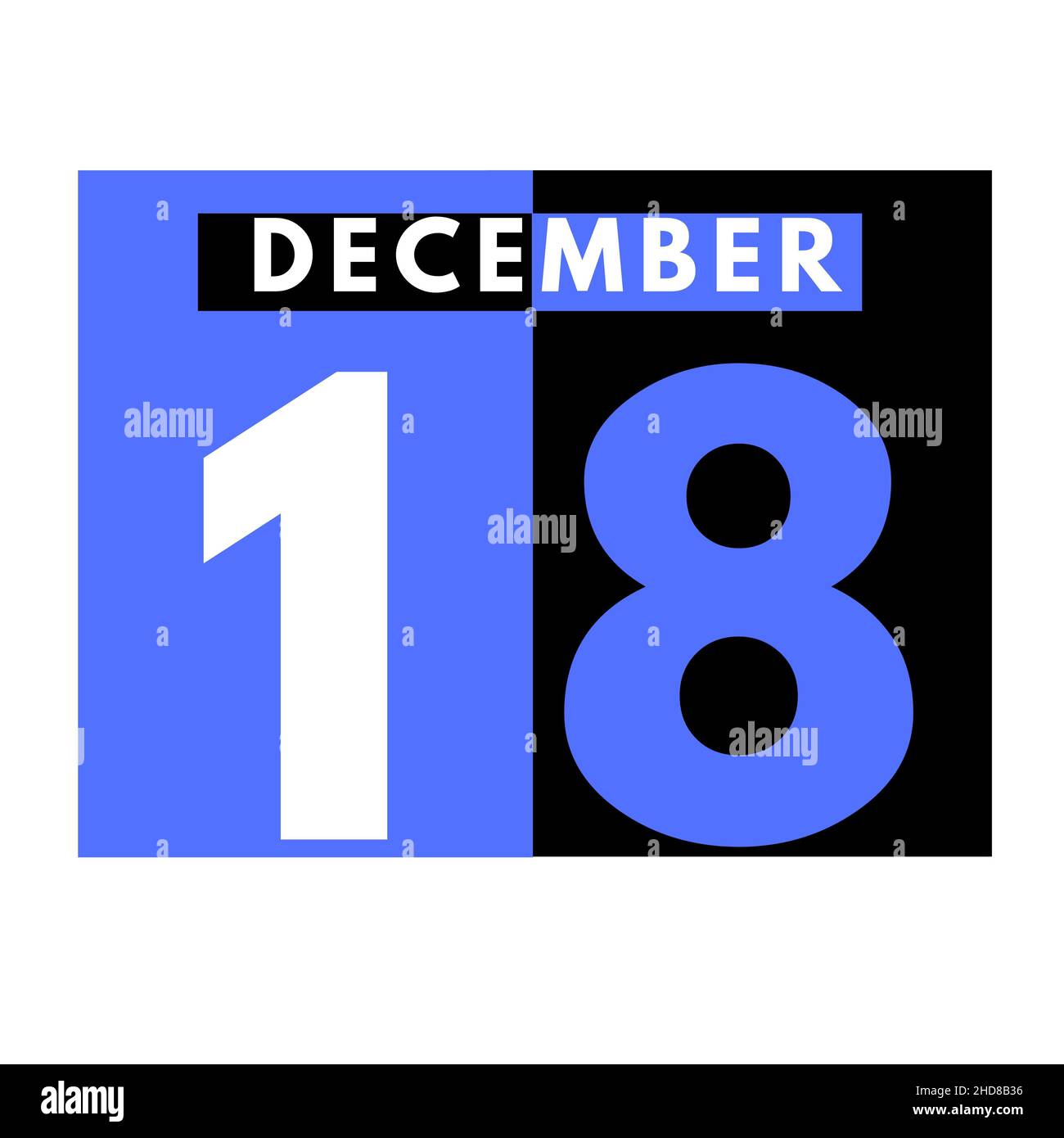 18 december icon hi-res stock photography and images - Alamy