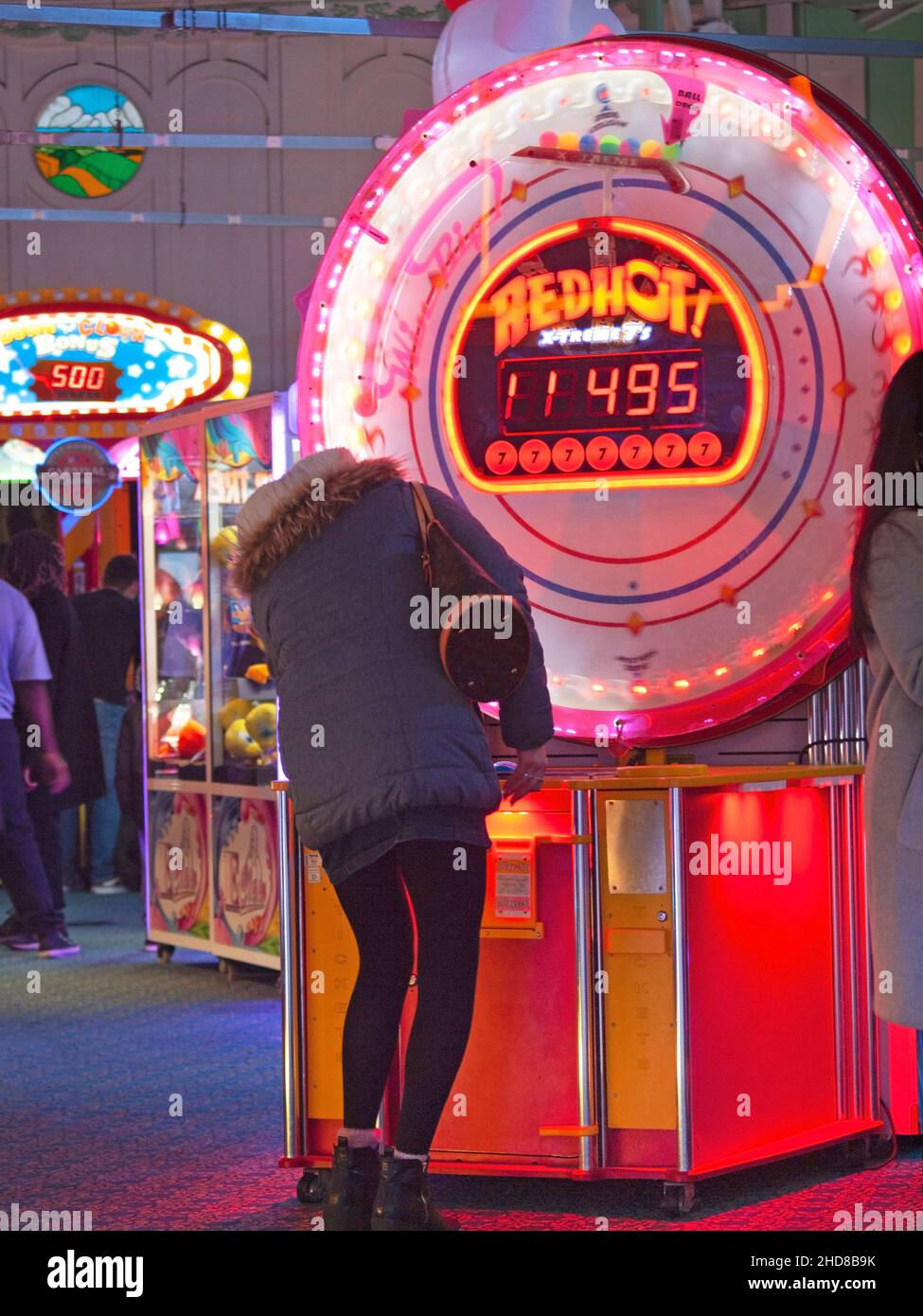 The arcade on Brighton Palace Pier Stock Photo - Alamy