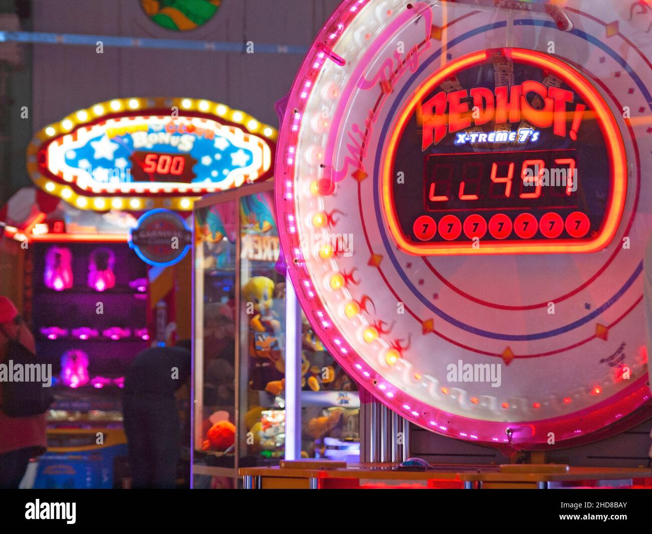 The arcade on Brighton Palace Pier Stock Photo - Alamy