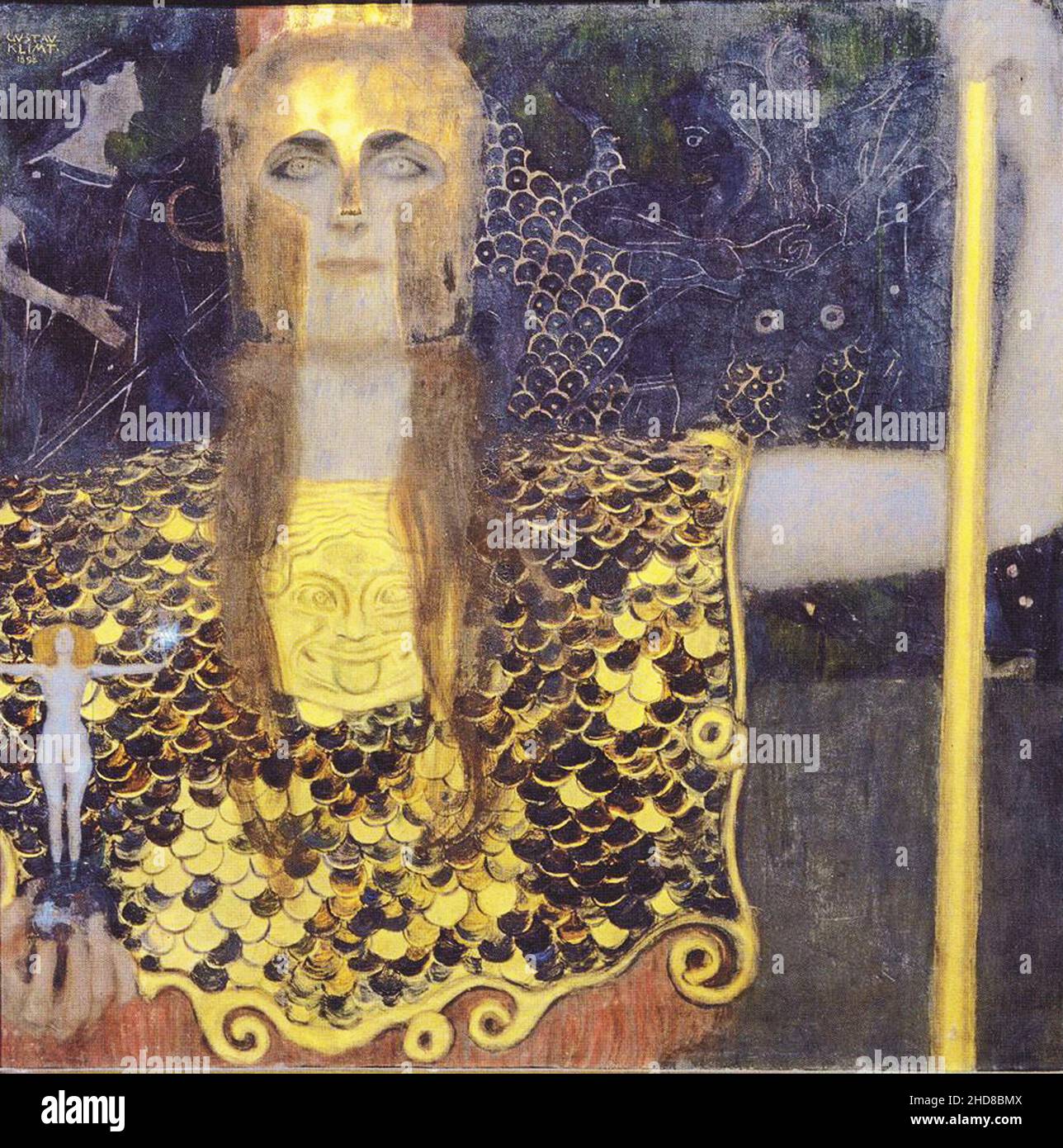 Vintage Gustav Klimt artwork painting Stock Photo - Alamy