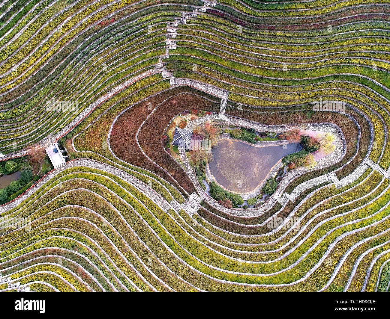 BIJIE, CHINA - JANUARY 3, 2022 - Aerial photo taken on January 3, 2022 ...