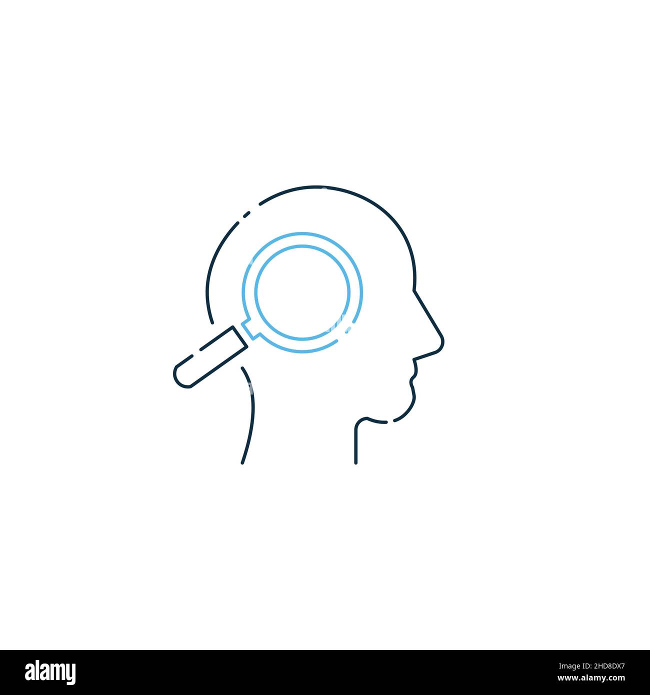 Problem solving in human brain Stock Vector Images - Alamy