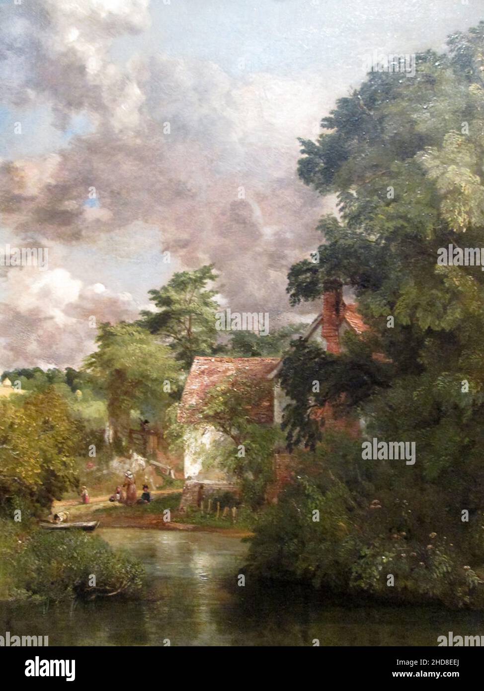 Vintage painting art by John Constable Stock Photo - Alamy
