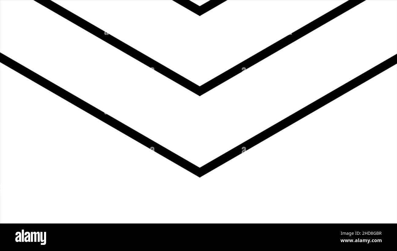 Formation of arrow from up to down, high definition CGI motion ...