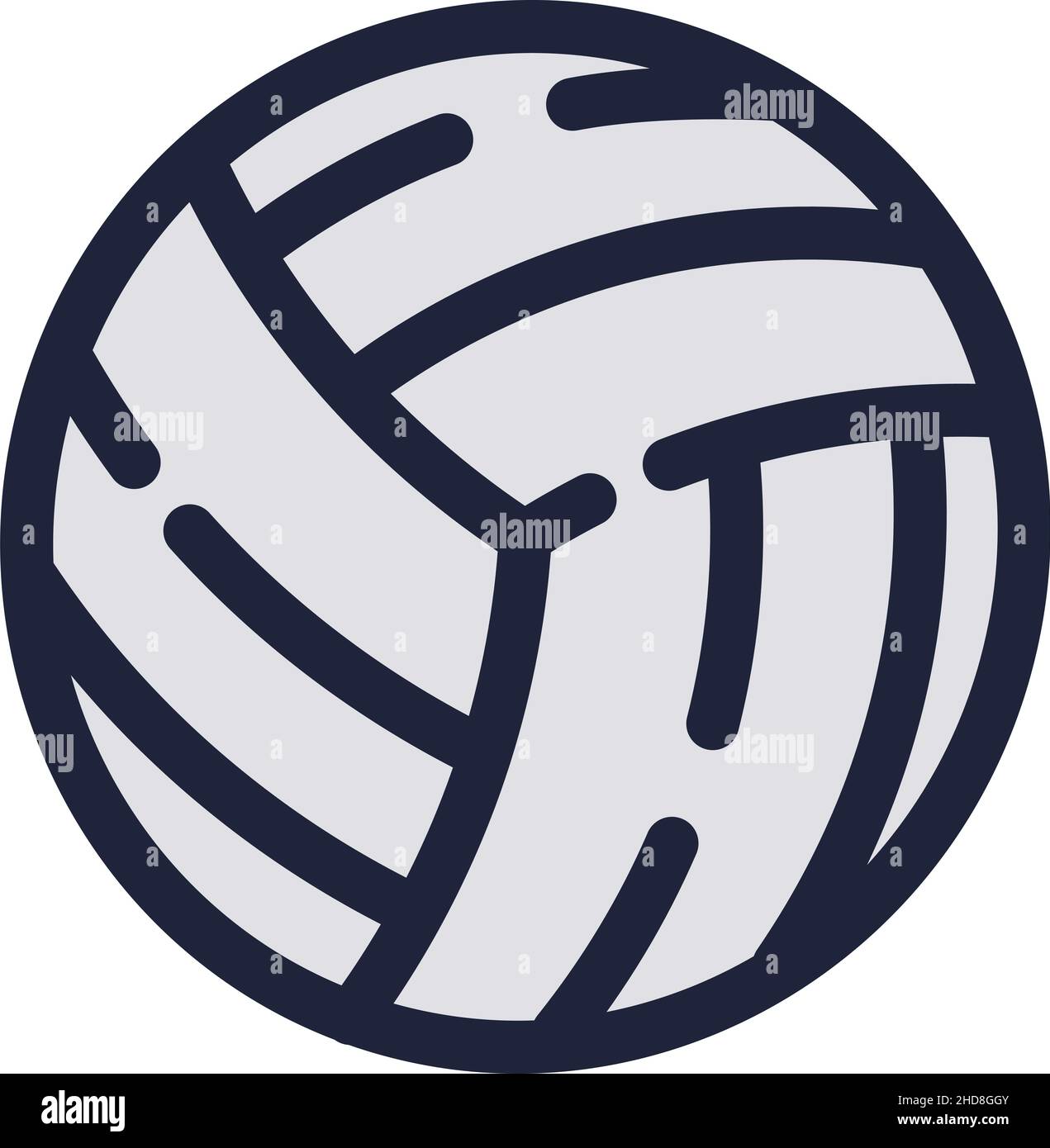 Beach volley ball icon vector isolated design Stock Vector Image & Art ...