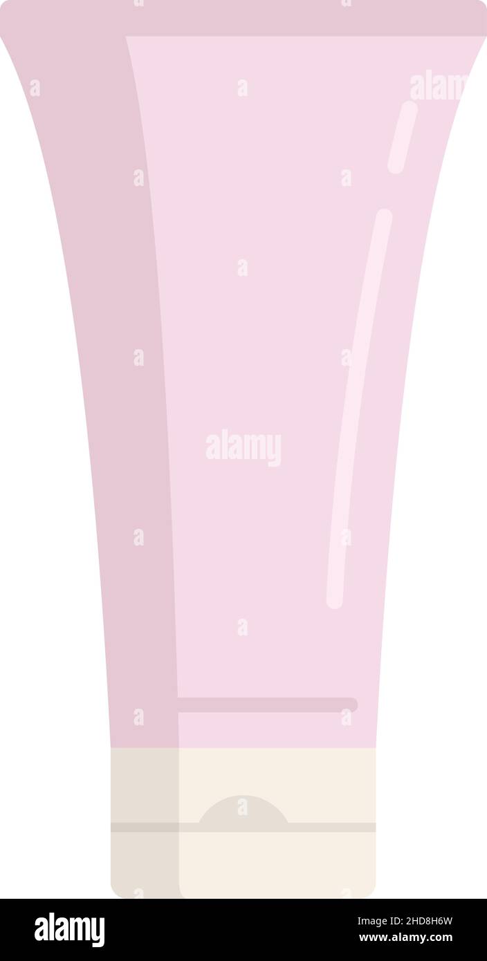 Cream tube icon. Flat illustration of cream tube vector icon isolated ...