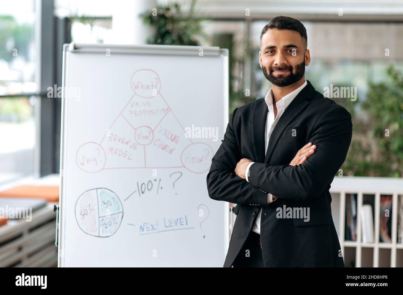 Male coach stands crossed arms hi-res stock photography and images - Alamy