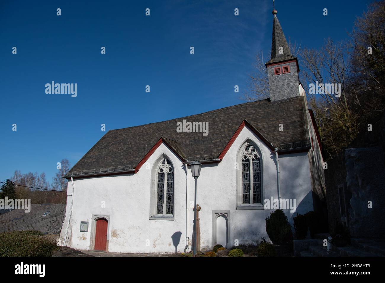 Kerpen, Germany 6 March 2021, The St. Sebastian Church in Kerpen in the ...