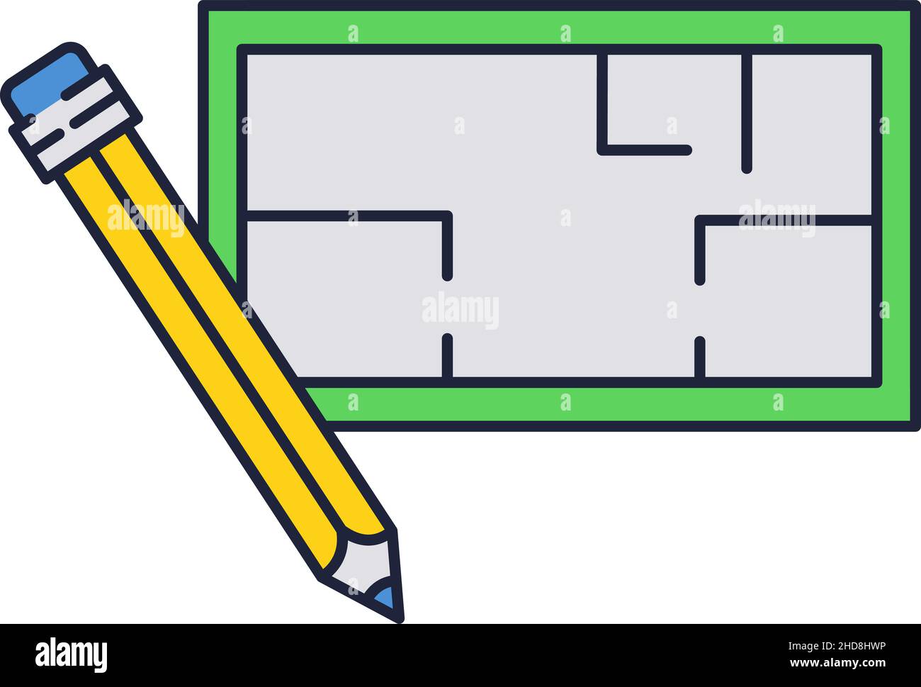 Floor plan icon architect house room design vector Stock Vector Image ...