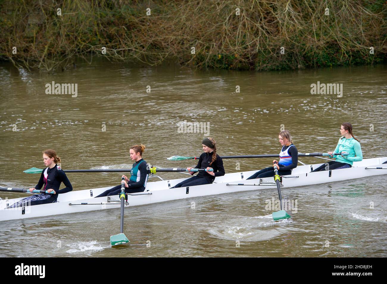 Maidenhead, Berkshire, UK. 3rd January, 2022. Rowers from Maidenhead ...