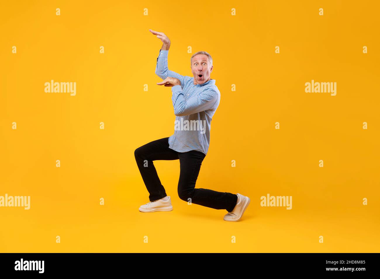 Cool mature man disco hi-res stock photography and images - Alamy