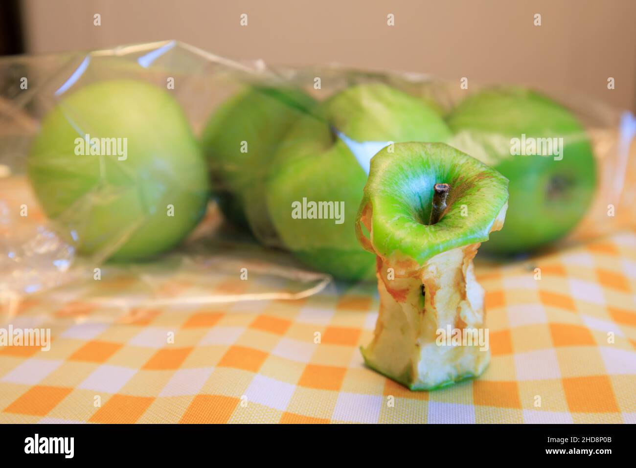 Rotten apple core hi-res stock photography and images - Alamy