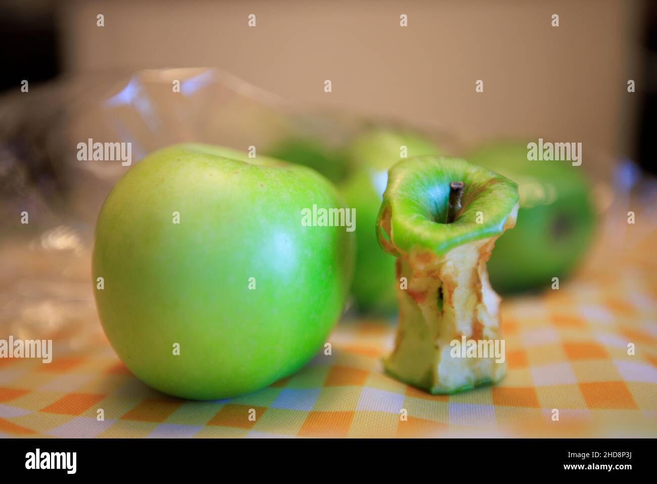 Rotten apple core hi-res stock photography and images - Alamy