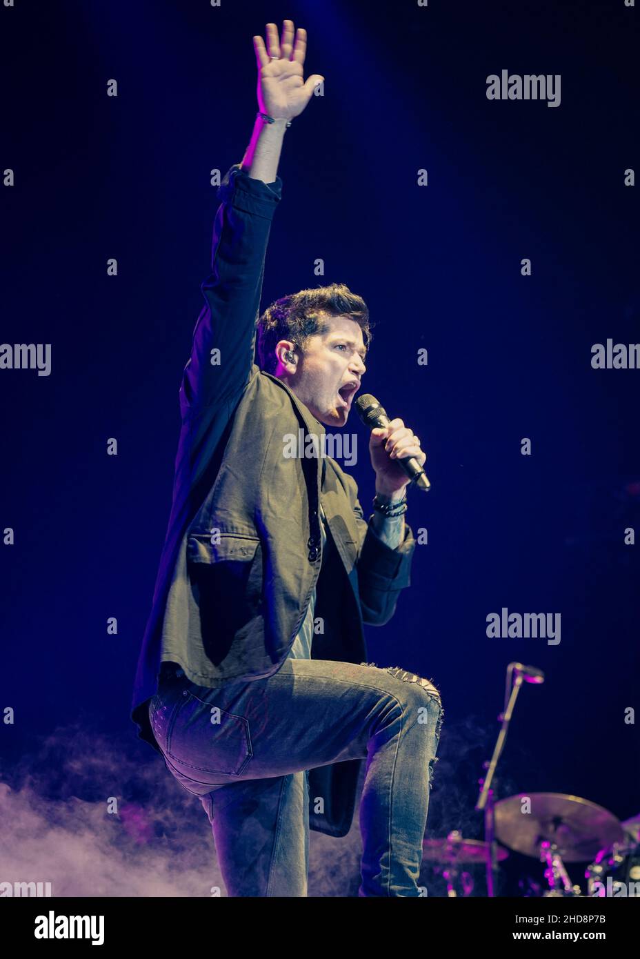 The Script live on stage Stock Photo - Alamy
