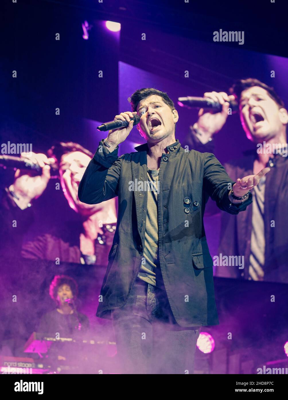 The Script live on stage Stock Photo - Alamy