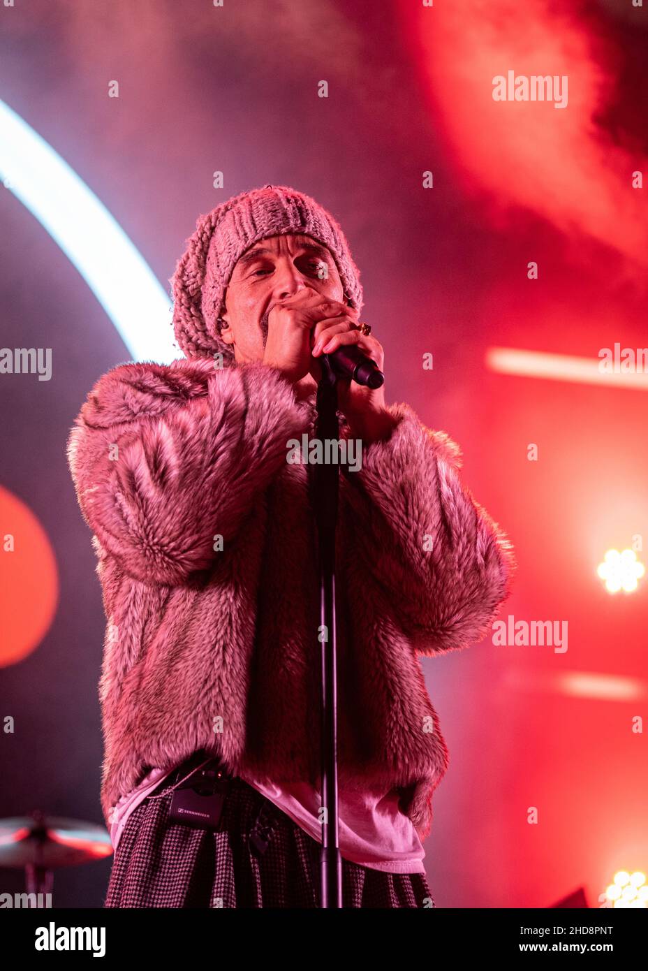 James headline Highest point festival, Lancaster Stock Photo - Alamy
