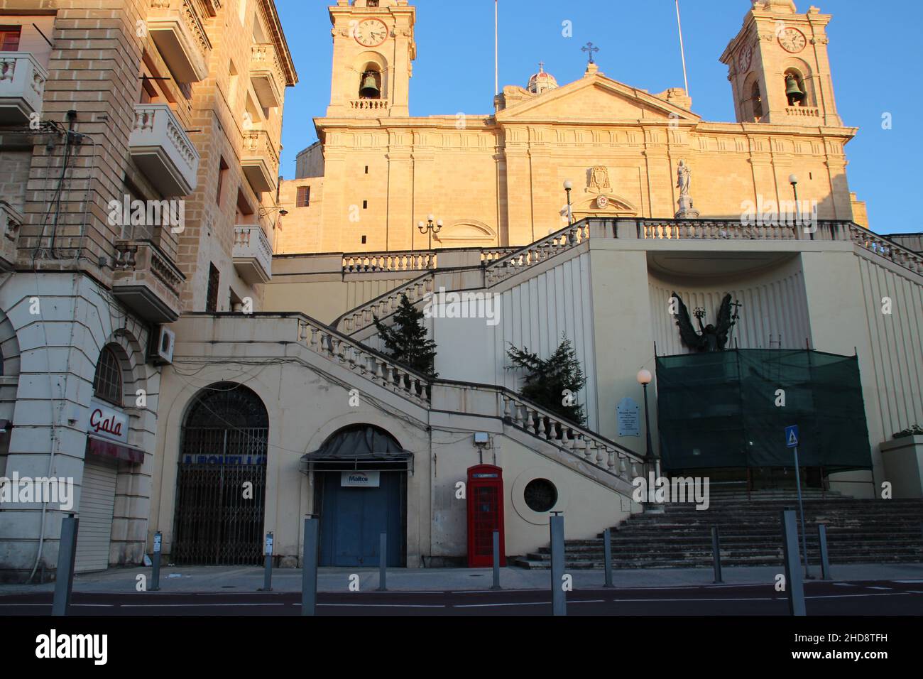 baroque church (our lady of the immaculate conception) in bormla in ...