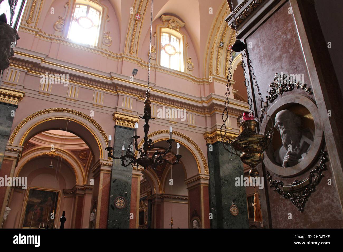 baroque church (our lady of victories) in senglea in malta Stock Photo ...