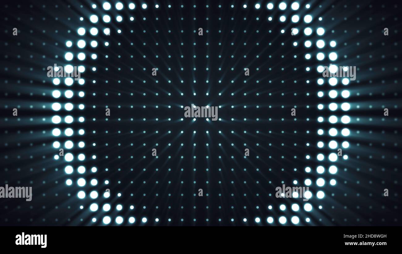 Concert Elements. Panel with the LED bulb. Abstract background with ...