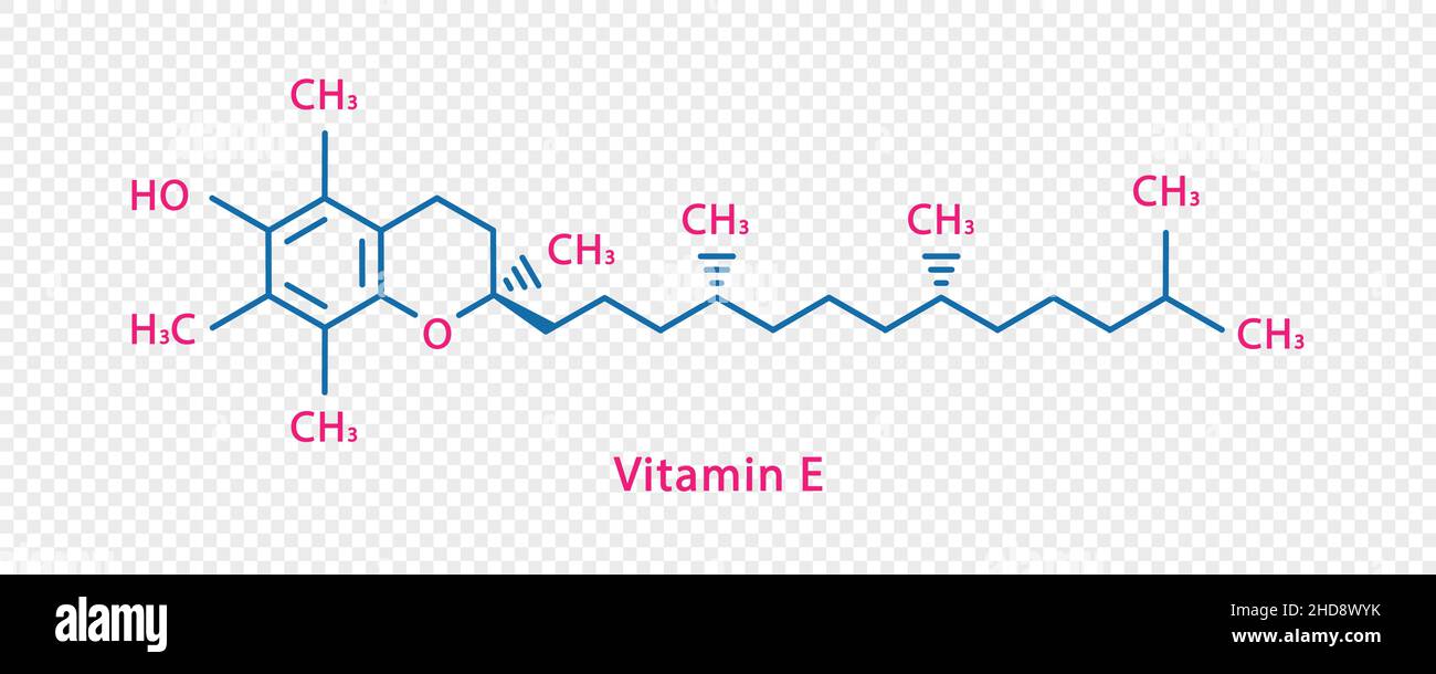 Vitamin E chemical formula. Vitamin E structural chemical formula ...