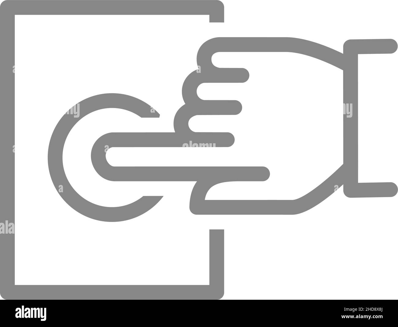 Ring the doorbell line icon. Door bell symbol Stock Vector Image & Art ... Ring the doorbell line icon. Door bell symbol Stock Vector Image & Art ...