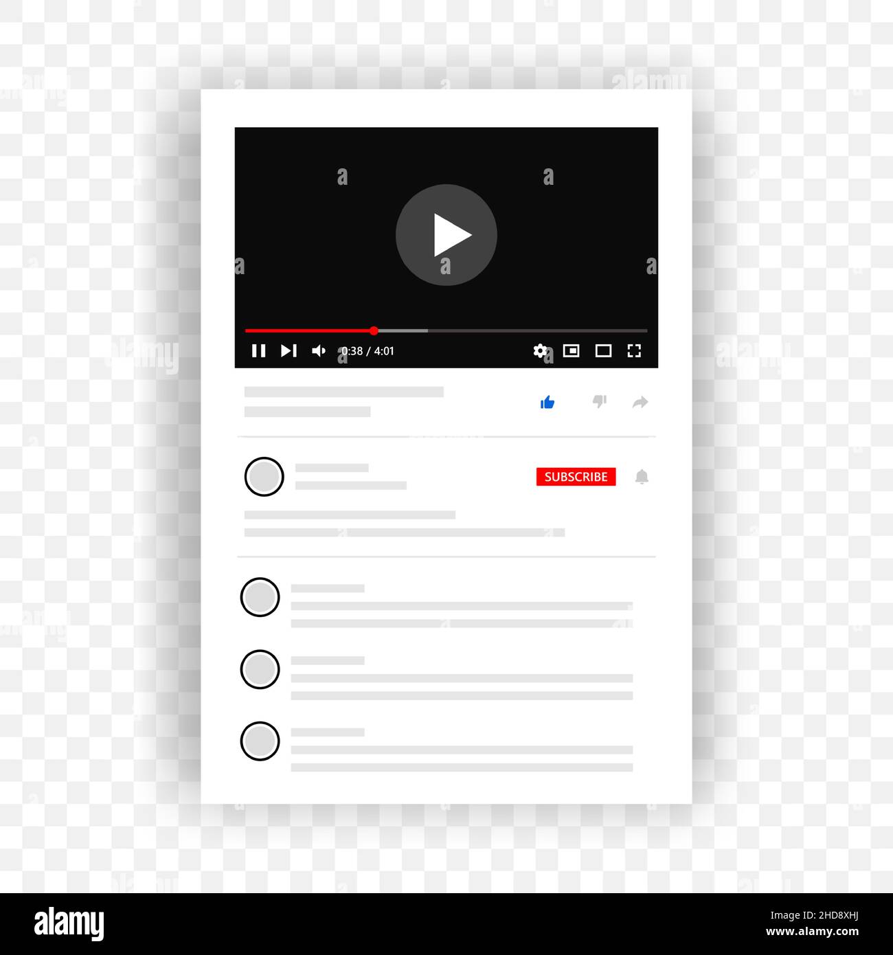 Video player mobile application. Video player with popular app ...