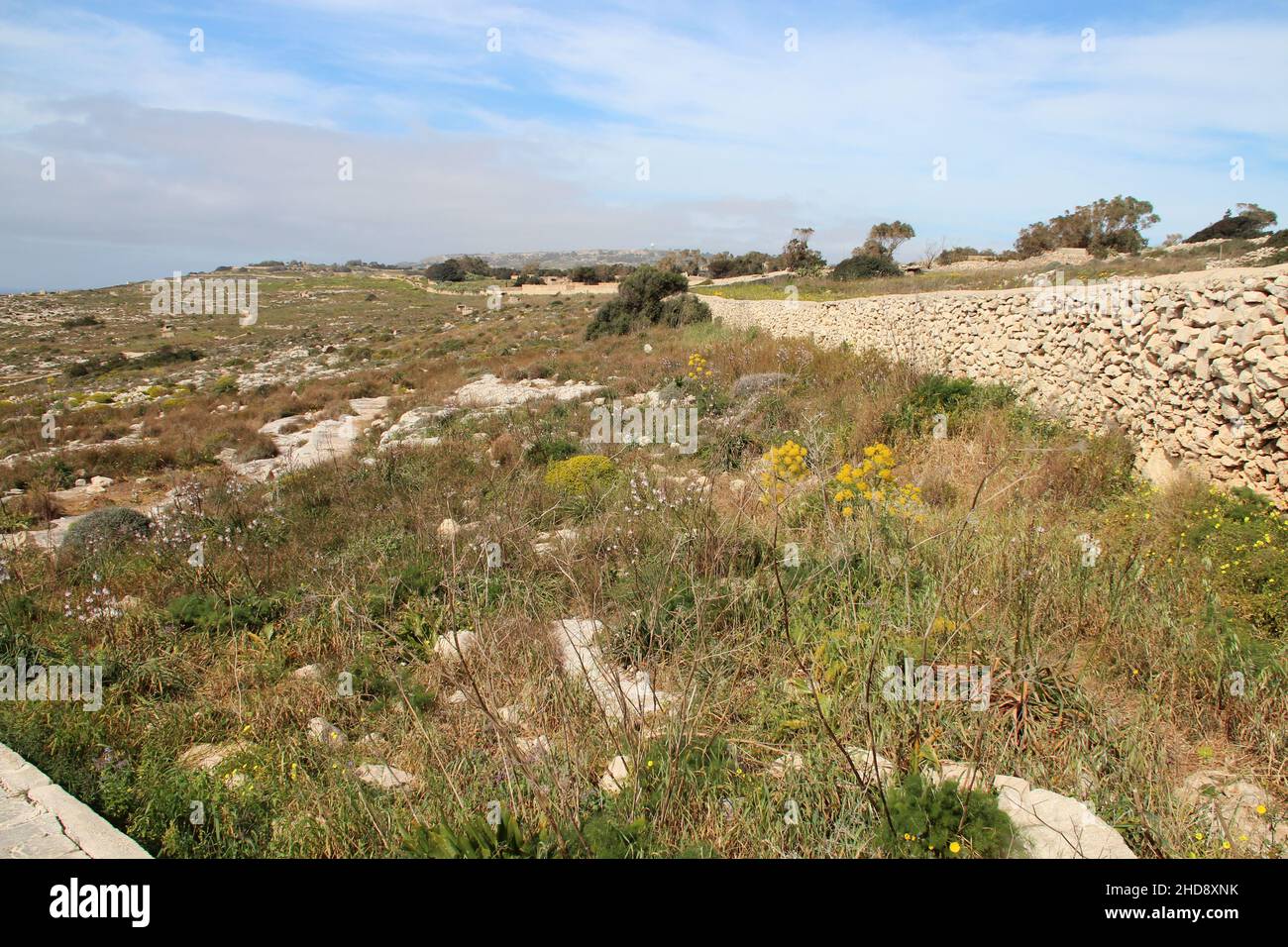 countryside in malta Stock Photo - Alamy